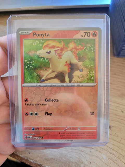 CARTE POKÉMON PONYTA reverse 077/165 151 ETB ultra premium Display Bundle Tin EUR 1,00 - PicClick FR