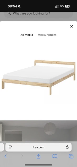 IKEA NEIDEN STANDARD double bed frame £42.28 - PicClick UK