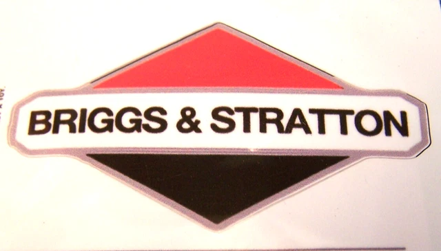BRIGGS & STRATTON Lawnmowers Logo - Self Adhesive Vinyl Decal £2.28 ...