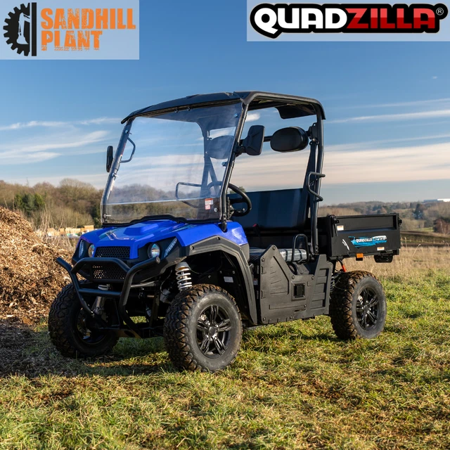 NEW 2024 QUADZILLA Electric E-UTV Road Legal Side By Side Agricultural ...