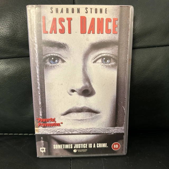 LAST DANCE SHARON Stone Rare VHS Video (Now deleted Original BIG CASE ...