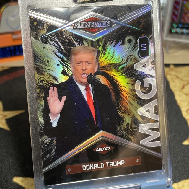 2025 WILD CARD Alumination Donald J. Trump President Inauguration 1/1 ...