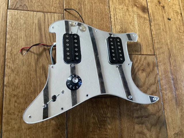JIM ROOT STYLE Loaded HH Strat Mirror Pickguard, Chapman Primordial ...