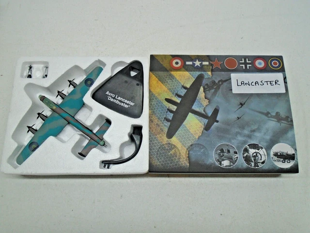 ATLAS EDITIONS AVRO Lancaster Dambuster Die-Cast Metal Plane Model £14. ...