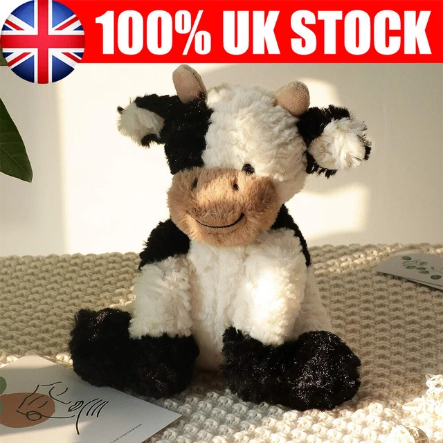 CUTE PLUSH COW Toy Dairy Cattle Soft Stuffed Animal Sleeping Pillow For ...