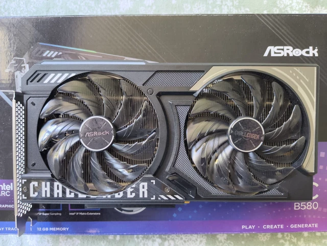 ASROCK INTEL ARC B580 Challenger 12GB OC GPU £234.68 - PicClick UK