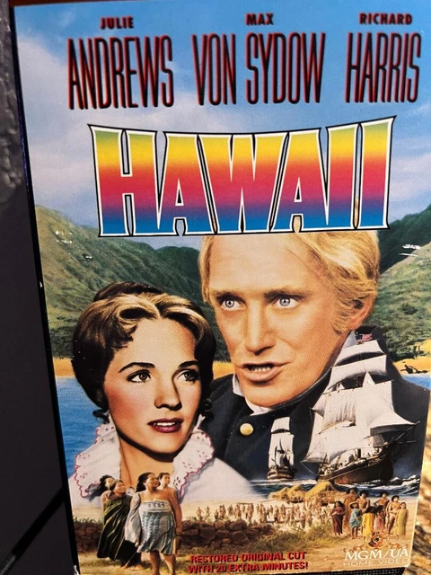 HAWAII - VHS MGM/UA 2 Video Tapes Movie J. Andrews / Sydow / Harris ...