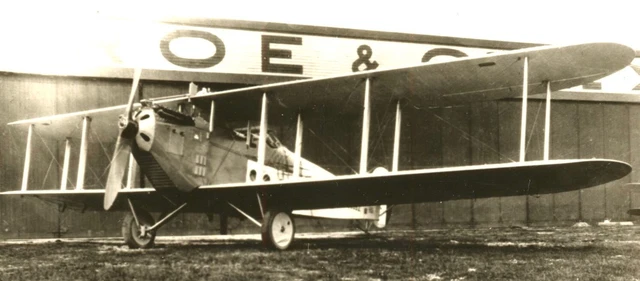 RARE PHOTOGRAPH OF The Prototype Avro 549 Heavy Bomber At Hamble. £2.00 ...