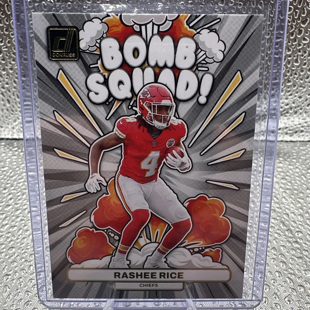 2023 PANINI DONRUSS Rashee Rice Bomb Squad ! Ssp Rookie Kansas City ...
