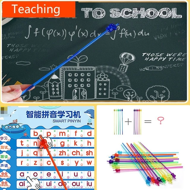 WHITEBOARD POINTER FINGER Reading Sticks Teaching Stick Handheld ...