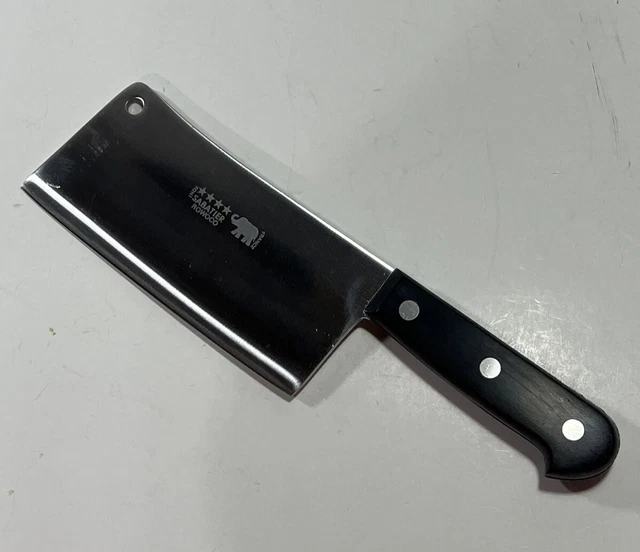 VINTAGE SABATIER ****ELEPHANT ROWOCO INOX Cleaver 6" blade Made in ...
