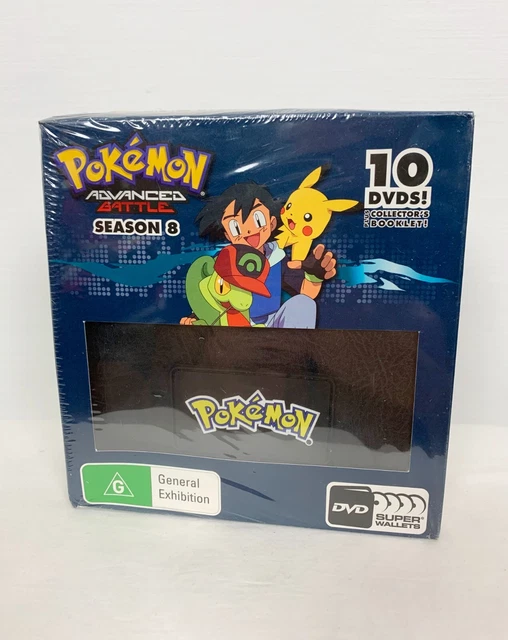 NEW POKEMON ADVANCED Battle Season 8 Super Wallets DVD Boxset R4 PAL AU ...