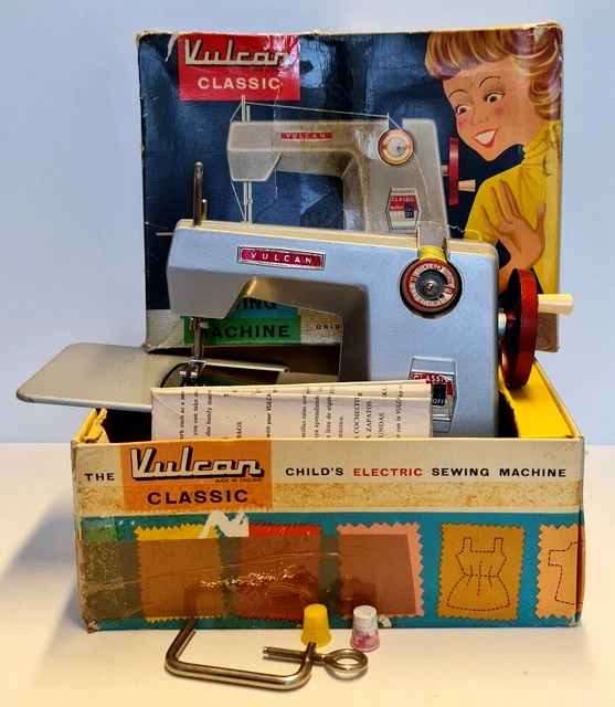 VULCAN CLASSIC CHILD’S Electric Sewing Machine 890 569 890,570 Vintage ...