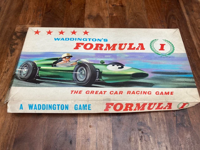 VINTAGE RETRO WADDINGTONS Formula 1 Racing Car Board Game - 1960s £24. ...