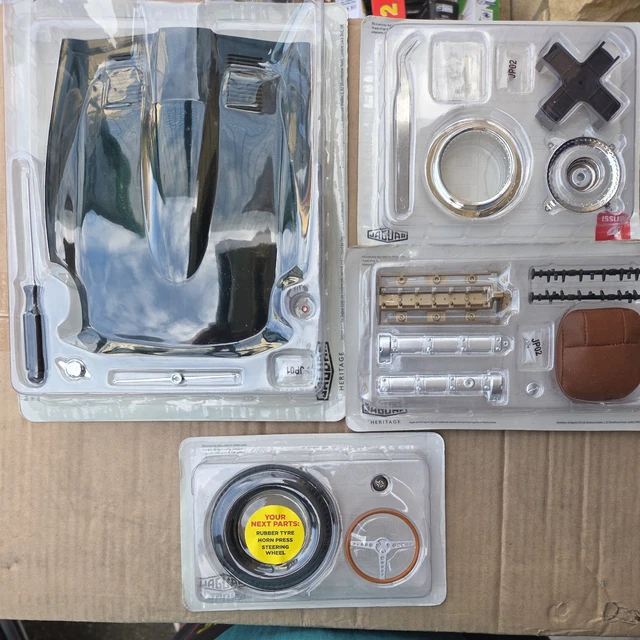 DEAGOSTINI - BUILD the E-Type Jaguar - 1:8 Scale - Issue #1 - 4 ...