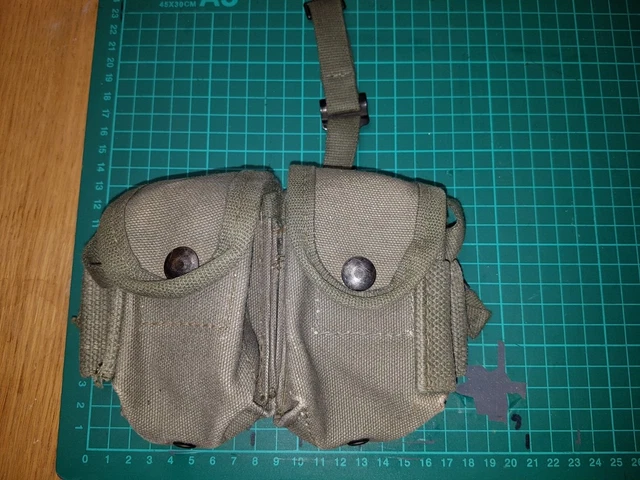 GREEK ARMY M56 style garand ammo pouch webbing vietnam cosplay star ...