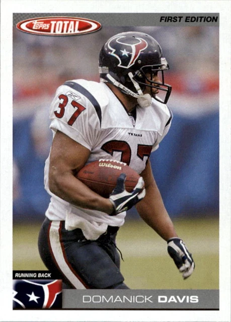 2004 TOPPS TOTAL première édition Houston Texans carte de football #35 ...