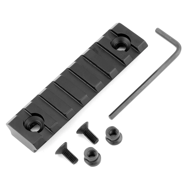 7 SLOT PICATINNY Weaver Rail Section Tactical Handguard Mount System ...