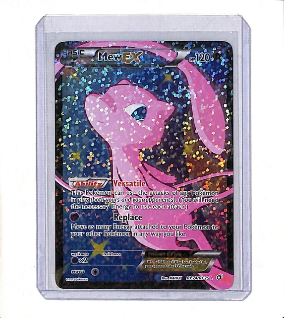 MEW EX POKÉMON Card Legendary Treasures Radiant Collection FA Holo RC24 ...