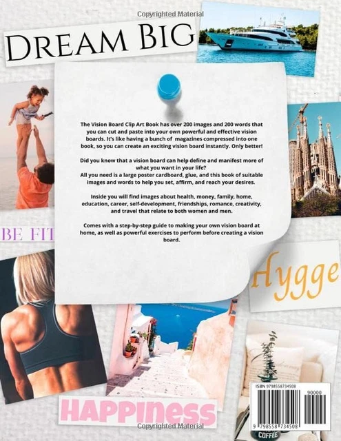 Vision Board Clip Art Book Create Powerful Vision Boards From 400