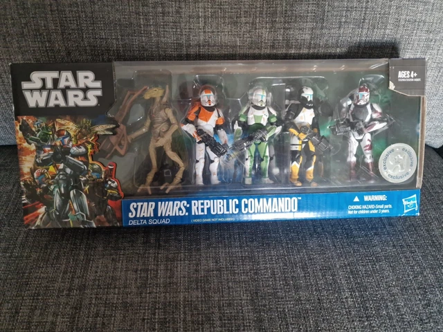 STAR WARS NUOVO Raro Tru Republic Commando Delta Squadra Boss Fixer Sev ...