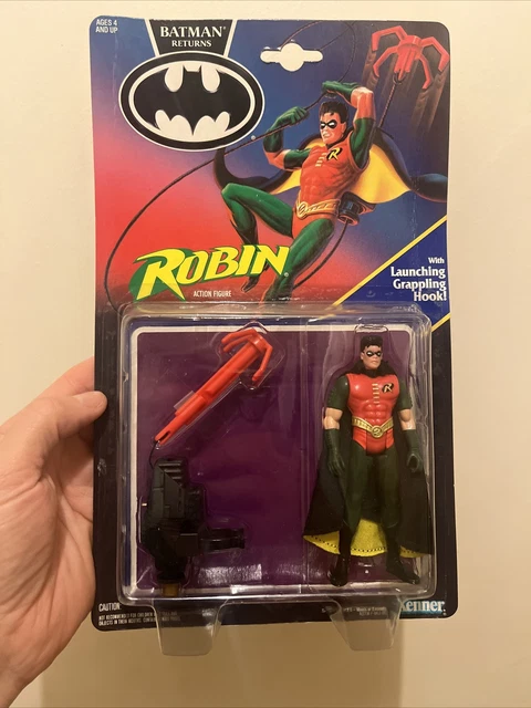 KENNER VINTAGE BATMAN RETURNS - ROBIN With grappling Hook Figure - 1990 ...