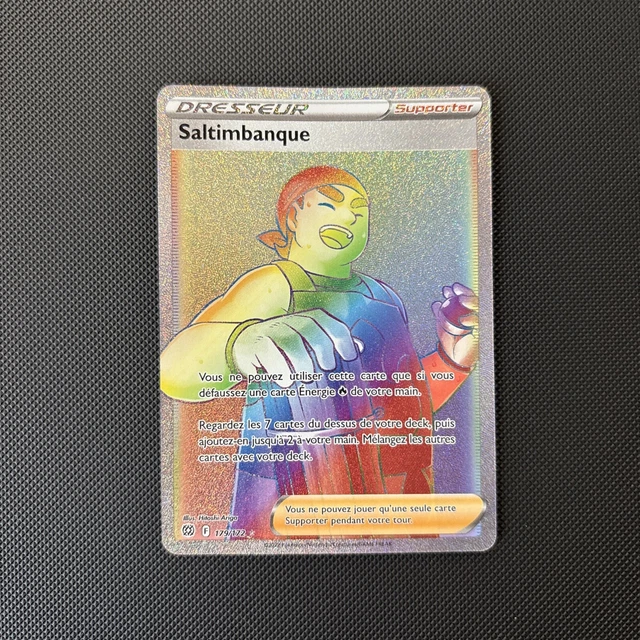 CARTE POKÉMON SALTIMBANQUE 179/172 Secrète Epée et Bouclier FR NEUF EUR ...