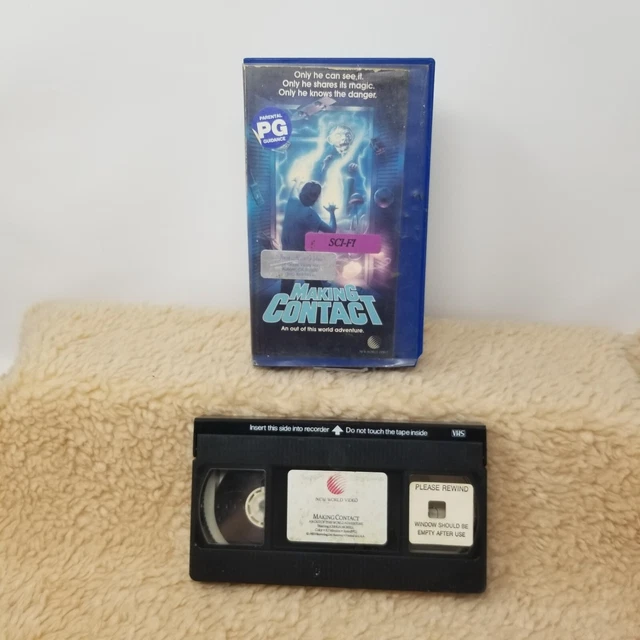 MAKING CONTACT VHS Tape Horror Sci Fi Rental Clamshell Cut Box £11.50 ...