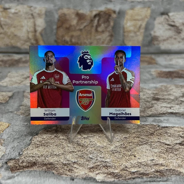 TOPPS PREMIER LEAGUE 2025/26 - Saliba & Gabriel - Pro Partnership ...