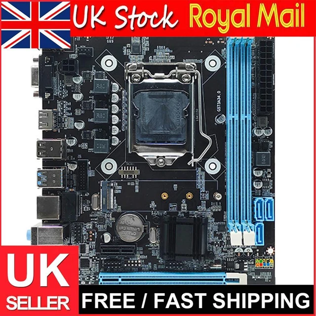 H81 MOTHERBOARD 16GB I/O Interface Micro-ATX LGA1150 Computer ...