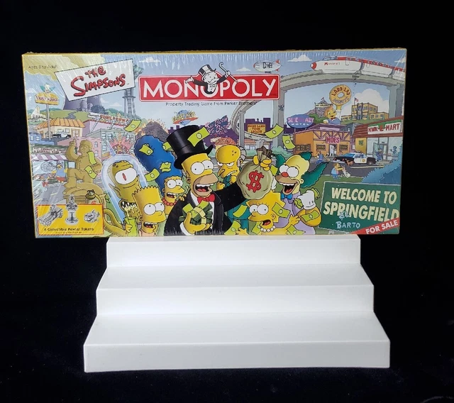 THE SIMPSONS MONOPOLY Board Game Welcome to Springfield Parker Brothers ...