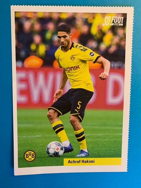 ACHRAF HAKIMI (BORUSSIA Dortmund) 2020 Football Rookie Card So Foot ...