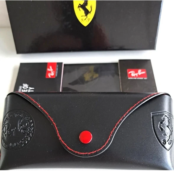 RAY BAN/FERRARI BOX with black Ferrari case/wipe/info. NO GLASSES £24. ...