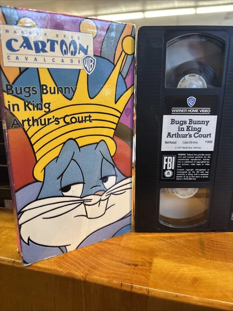 BUGS BUNNY IN King Arthur's Court VHS Tape Cartoon Cavalcade Rare ...
