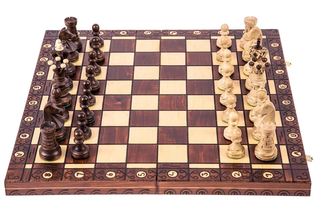 SQUARE - CHESS Game of Chess - AMBASSADOR LUX - Chessboard and Chess ...