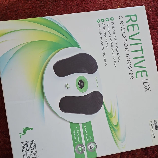 REVITIVE CIRCULATION BOOSTER DX Boxed Complete With Unused Electrode ...