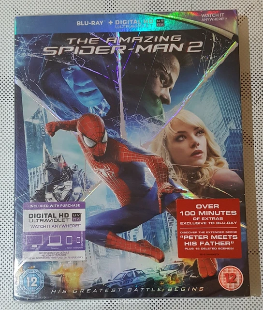 THE AMAZING SPIDER-MAN 2 BLU-RAY DVD UK New + Sealed Comic book ...