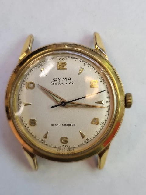 MONTRE ANCIENNE AUTOMATIQUE CYMA 420 homme pour pièces horloger ou à ...