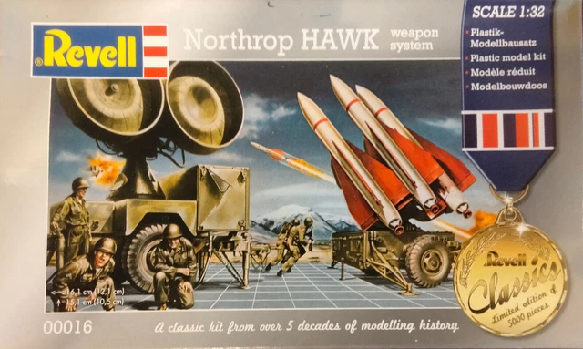 REVELL 1:32 NORTHROP Hawk Anti-Air Missile System Model Kit #00016 ...