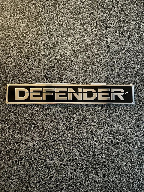 LAND ROVER DEFENDER - Front Grille Badge Decal Btr1045 £23.99 - PicClick UK