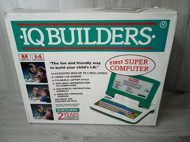GRANDSTAND IQ BUILDERS First Super Computer V.rare New In Box Vintage ...