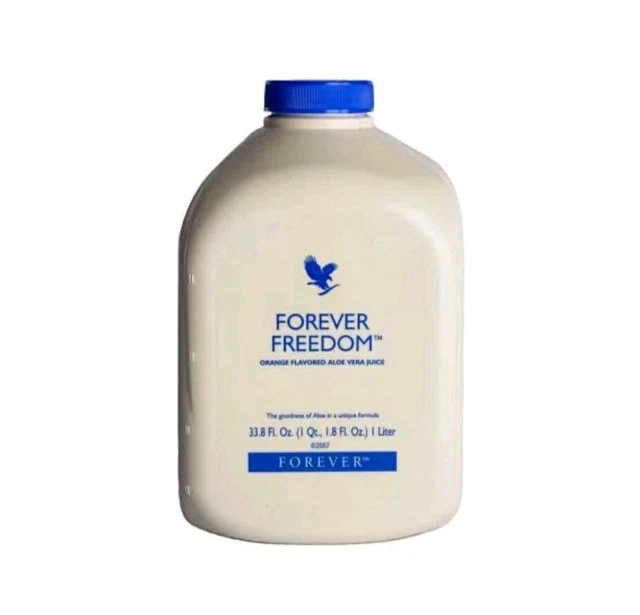 FOREVER FREEDOM ALOE Vera Juice 1L Orange Flavour *FREE TRACKED ...