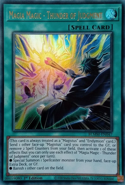 BLMM-EN047 MAGIA MAGIC - THUNDER OF JUDGMENT ULTRA RARE 1ST EDITION ...