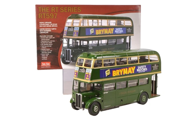 SUNSTAR POST WAR Rt Bus Rt 597 Country Area Livery Route 301 #2925 £375 ...