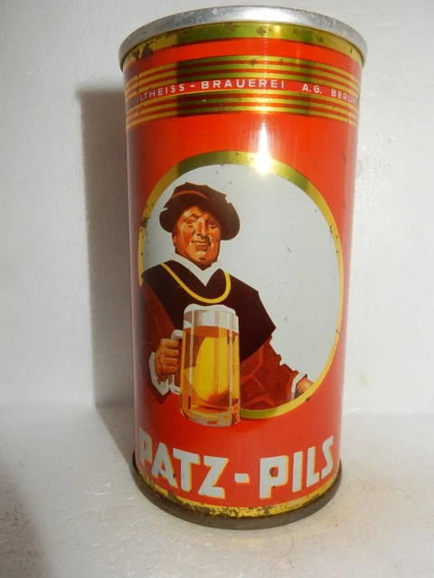 SCHULTHEISS PATZ-PILS STAHL Bierdose aus DEUTSCHLAND (35cl) über 50 ...