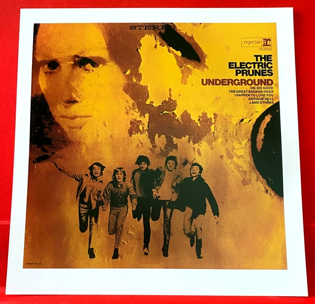 THE ELECTRIC PRUNES Underground Album Cover Art PICTURE / PRINT 10" x 9 ...