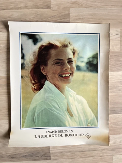 PHOTO ANCIENNE, INGRID Bergman, 20 th Century Fox, L’auberge du Bonheur ...