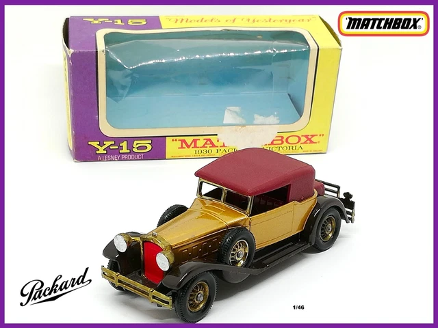 PACKARD VICTORIA 1930 - MATCHBOX Lesney Models of Yesteryear N°Y-15 - 1 ...