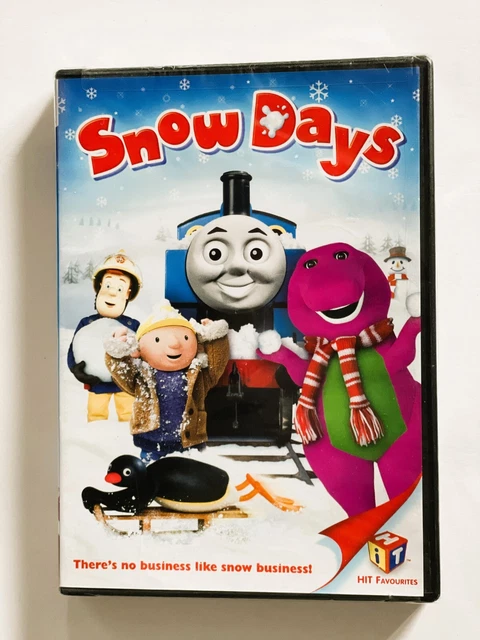 SNOW DAY CHILDREN DVD Thomas, Barney, Bob The Builder - Sealed Brand ...