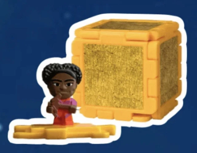 2025 MCDONALD’S A Minecraft Movie Happy Meal Toy #3 Gold Block & Dawn ...